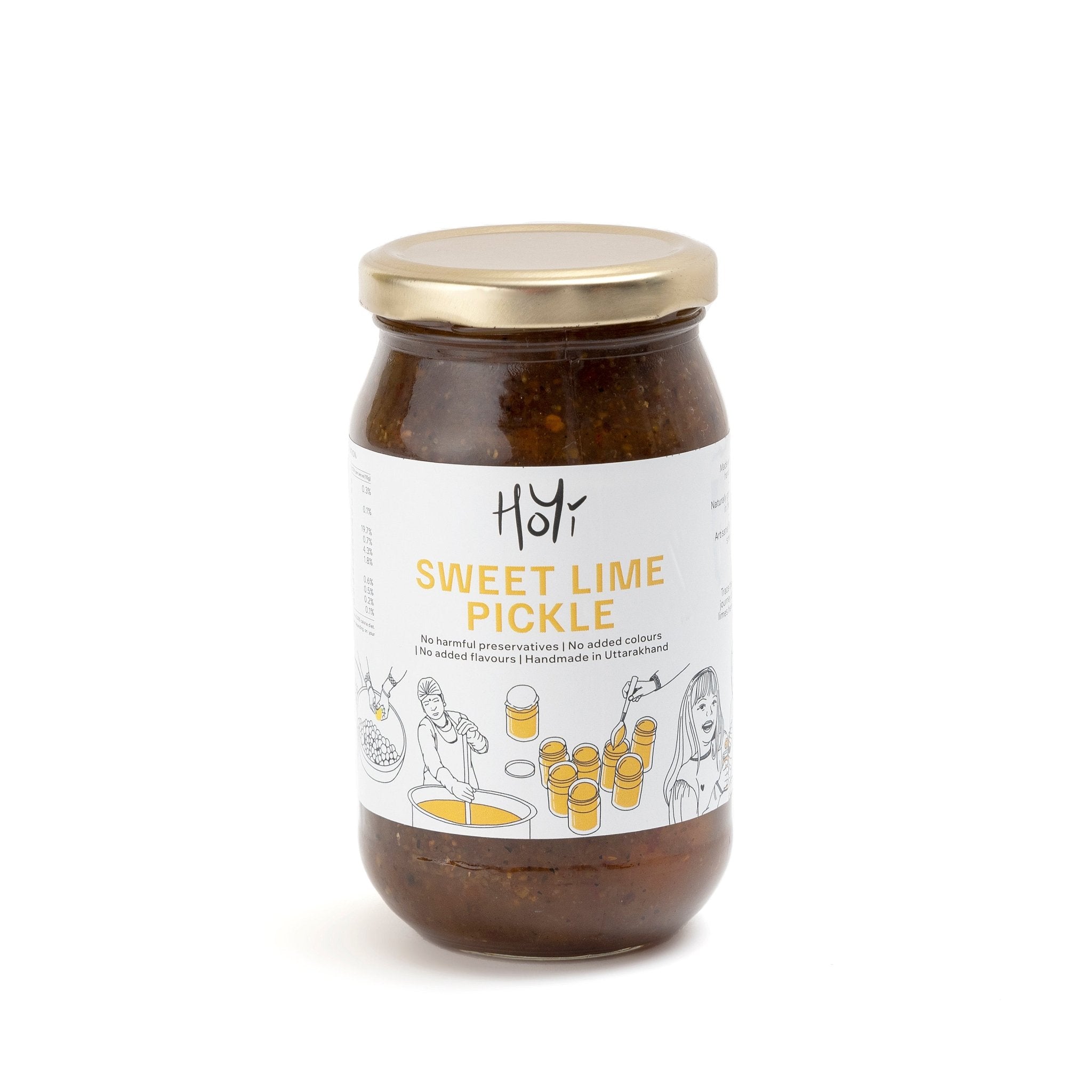 Buy Handmade Sweet Lime Pickle Online | Khatta Meetha Neebu Achaar – HoYi